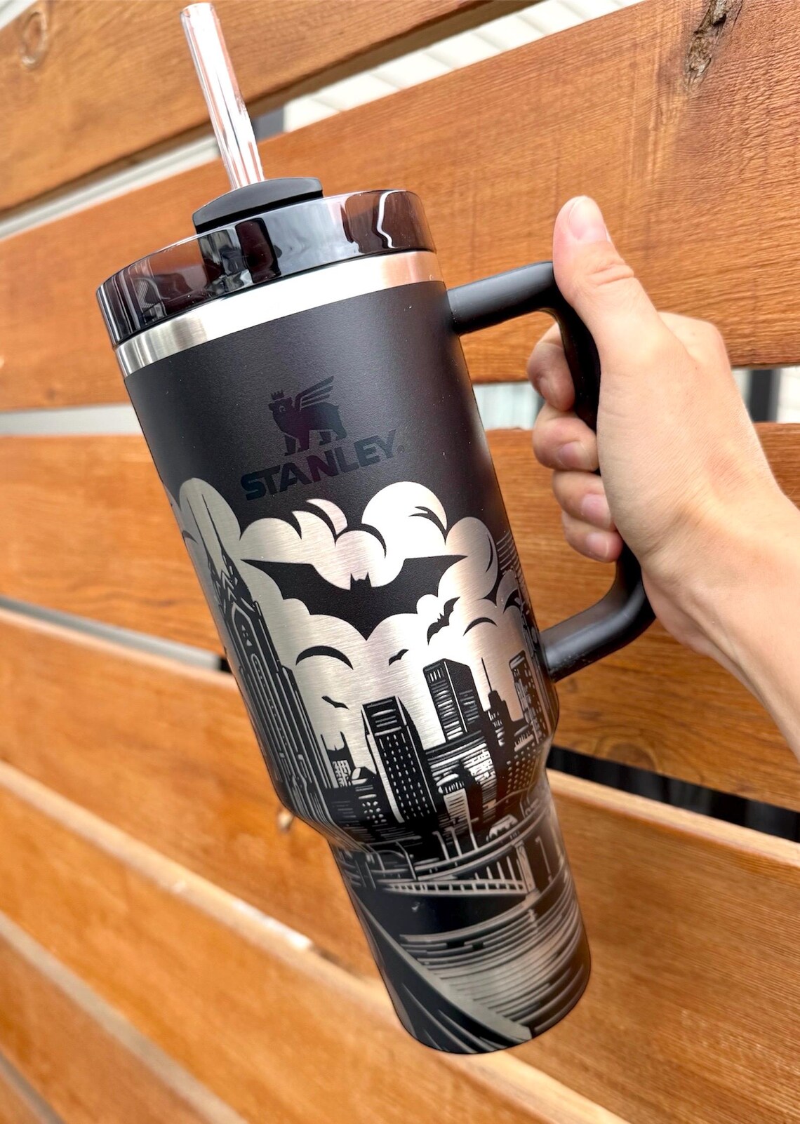 Bat Super Hero Engraved Stanley 40oz Tumbler - Etsy