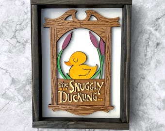 The Snuggly Duckling Tangled Repunzel Sign - Etsy