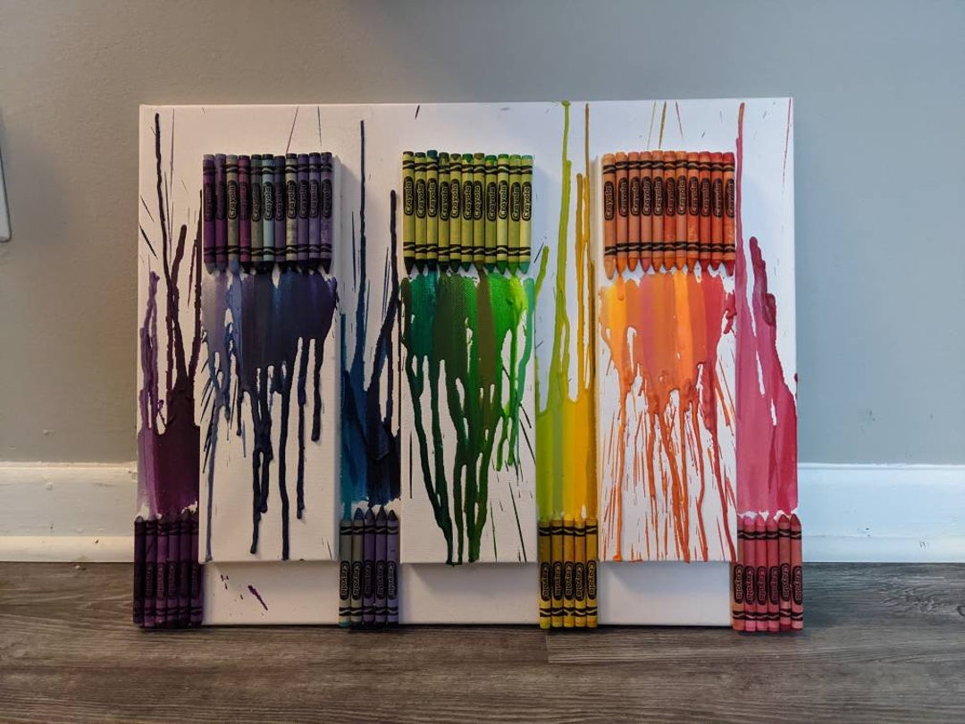 Crayola Drip Art - Etsy