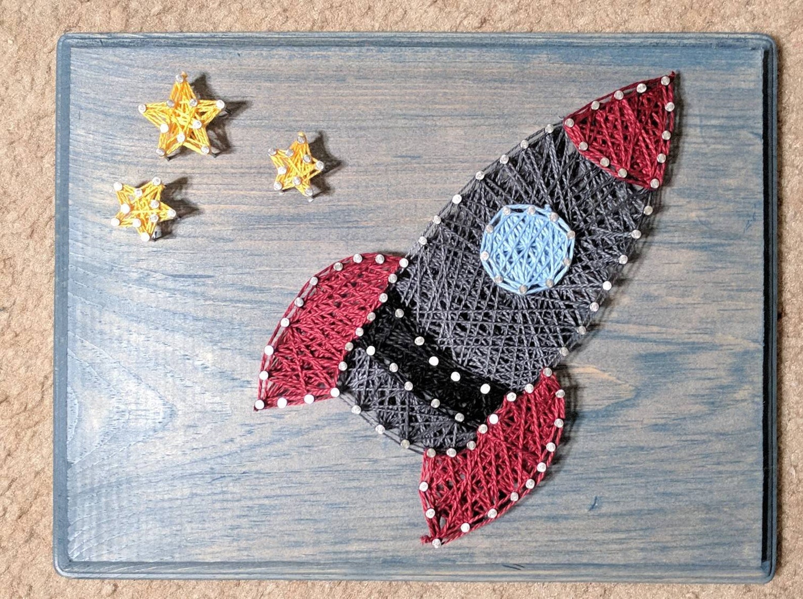 String art rocket ship | Etsy