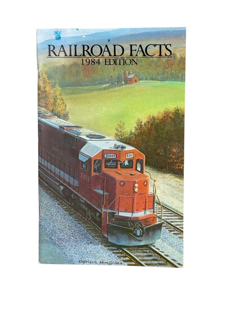 Vintage Railroad Facts 1984 Edition Booklet Association of American ...