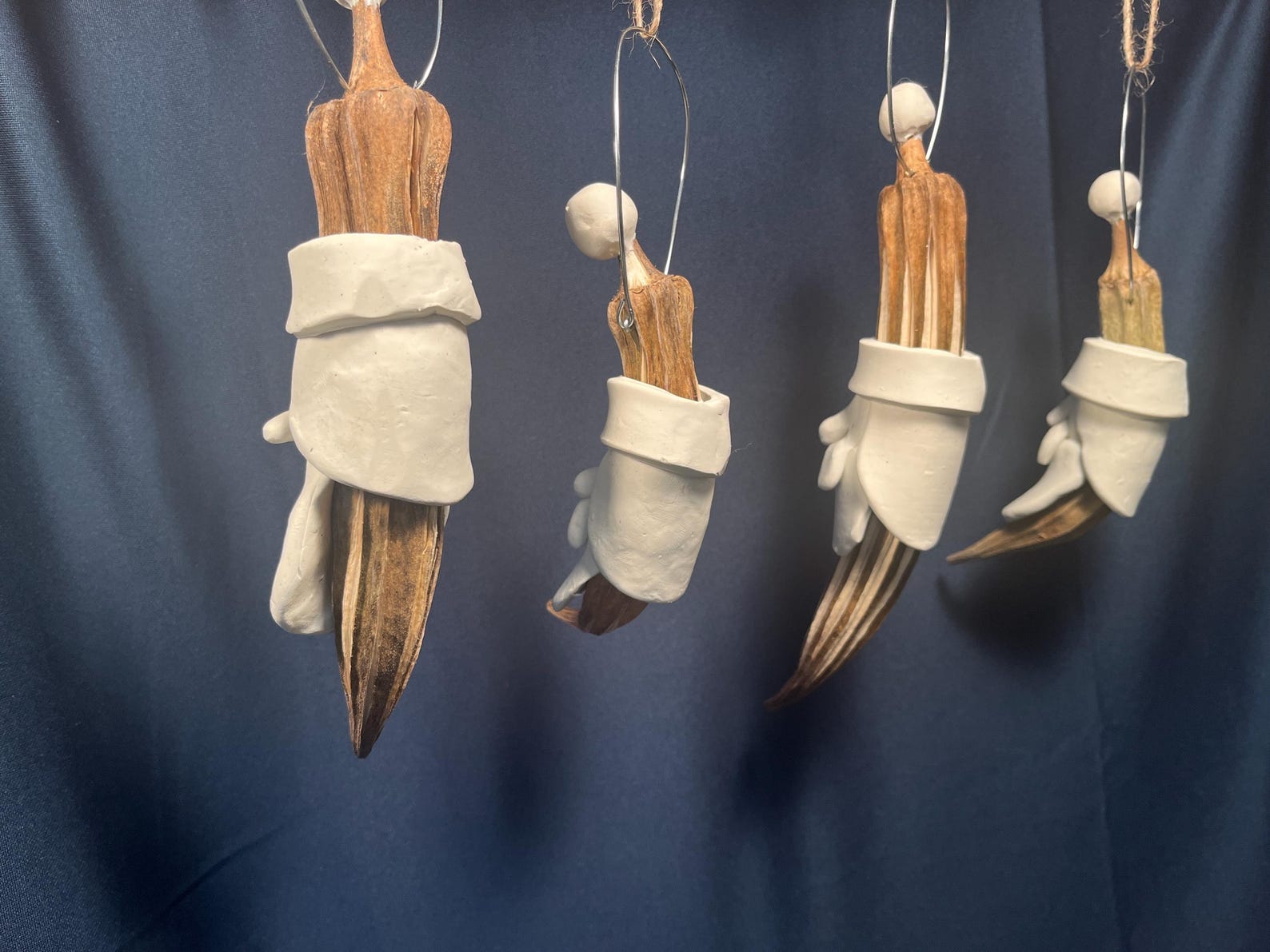 Ready to Paint Okra Ornaments - Etsy