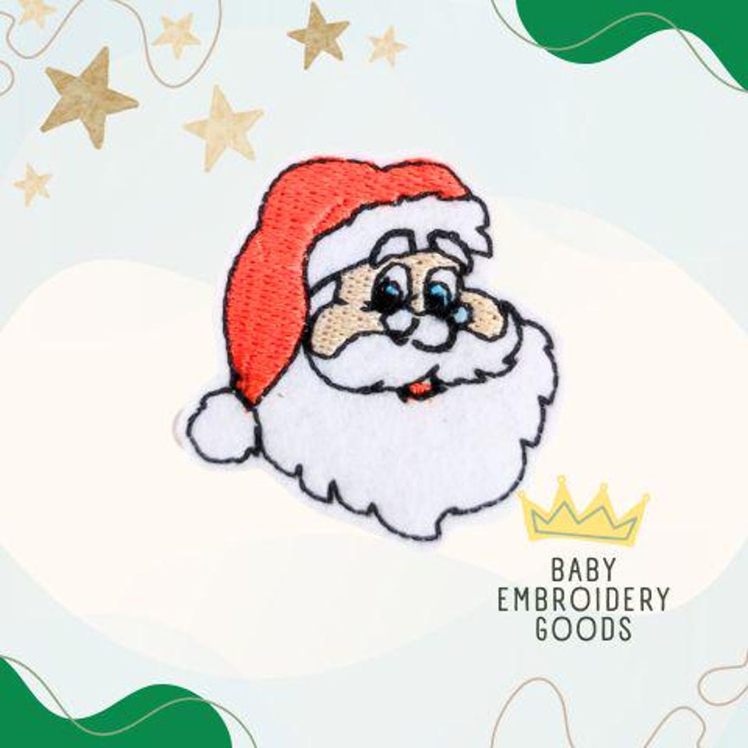 Santa Claus Feltie 2 Sizes Christmas Feltie File Machine Embroidery ...