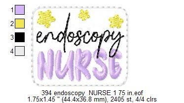 Endoscopy Nurse Feltie Embroidery Design (digital Download) - Etsy