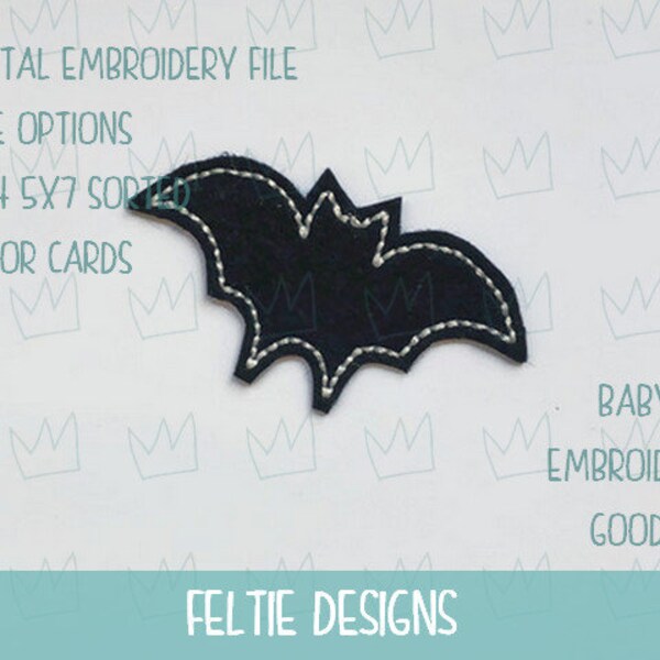 Bat Embroidery - Etsy