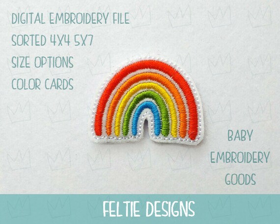 Be different Feltie Design 2 sizes Machine Embroidery Design Feltie ...