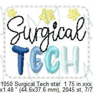 Surgical Tech Feltie Machine Embroidery Design (digital Download) - Etsy