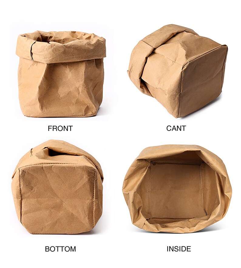 Washable Kraft Paper Makeup Bag,cosmetics Bag,men's and Women's Bag ...