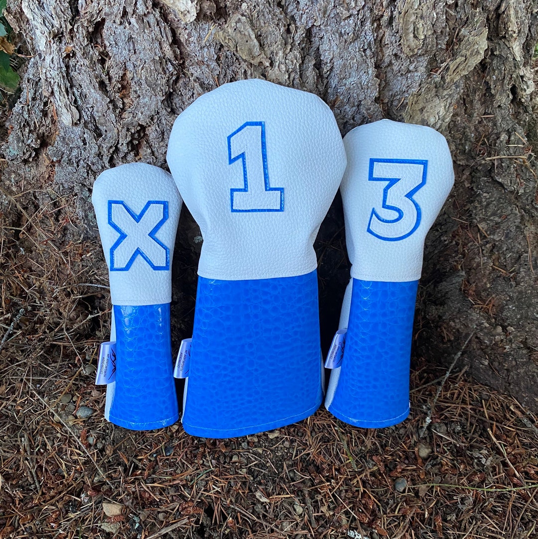 Leather Golf Headcovers - Limited Edition Designs - Etsy