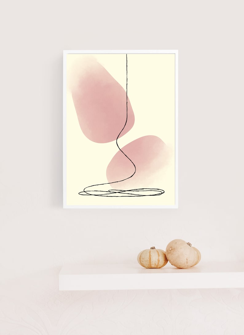 Minimalist Pink Aesthetic Print Download Printable Wall Art 8x10 ...