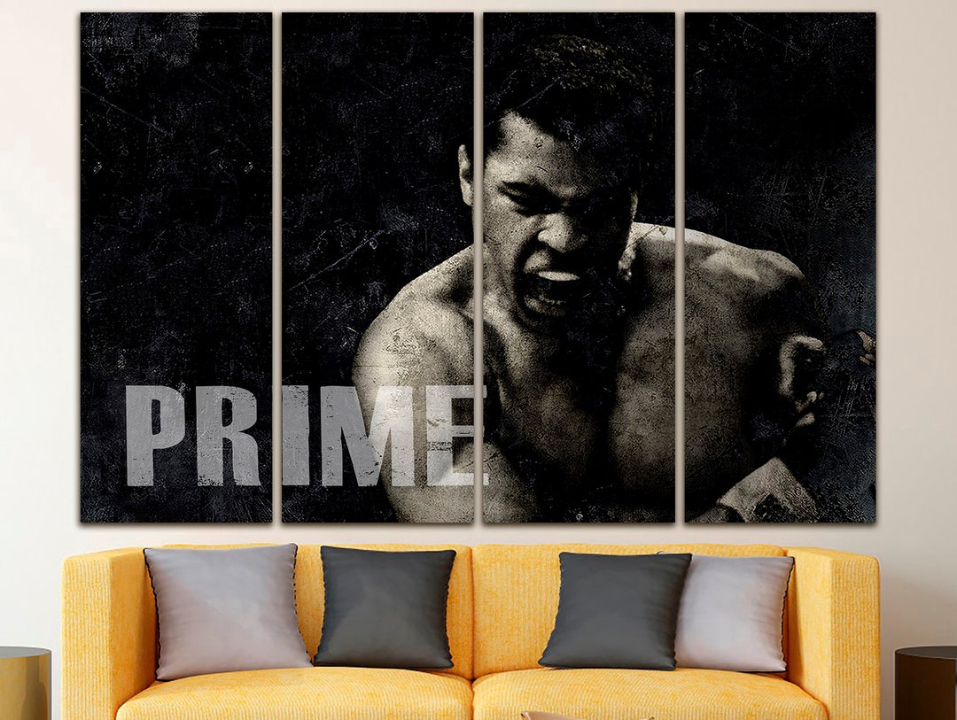 Muhammad Ali Canvas Ali Decor Motivation Art Muscle Gym Print Sports ...