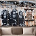 3 Wise Monkeys Canvas Three Monkeys Decor Graffiti Wall Art - Etsy
