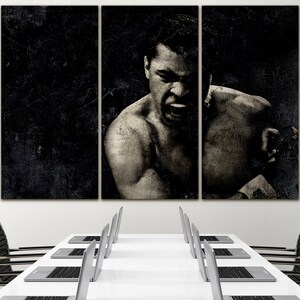 Muhammad Ali Canvas Ali Decor Motivation Art Muscle Gym Print Sports ...