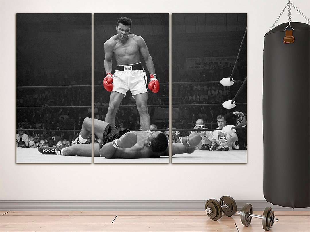 Muhammad Ali Canvas Ali Decor Motivation Art Muscle Gym Print Sports ...