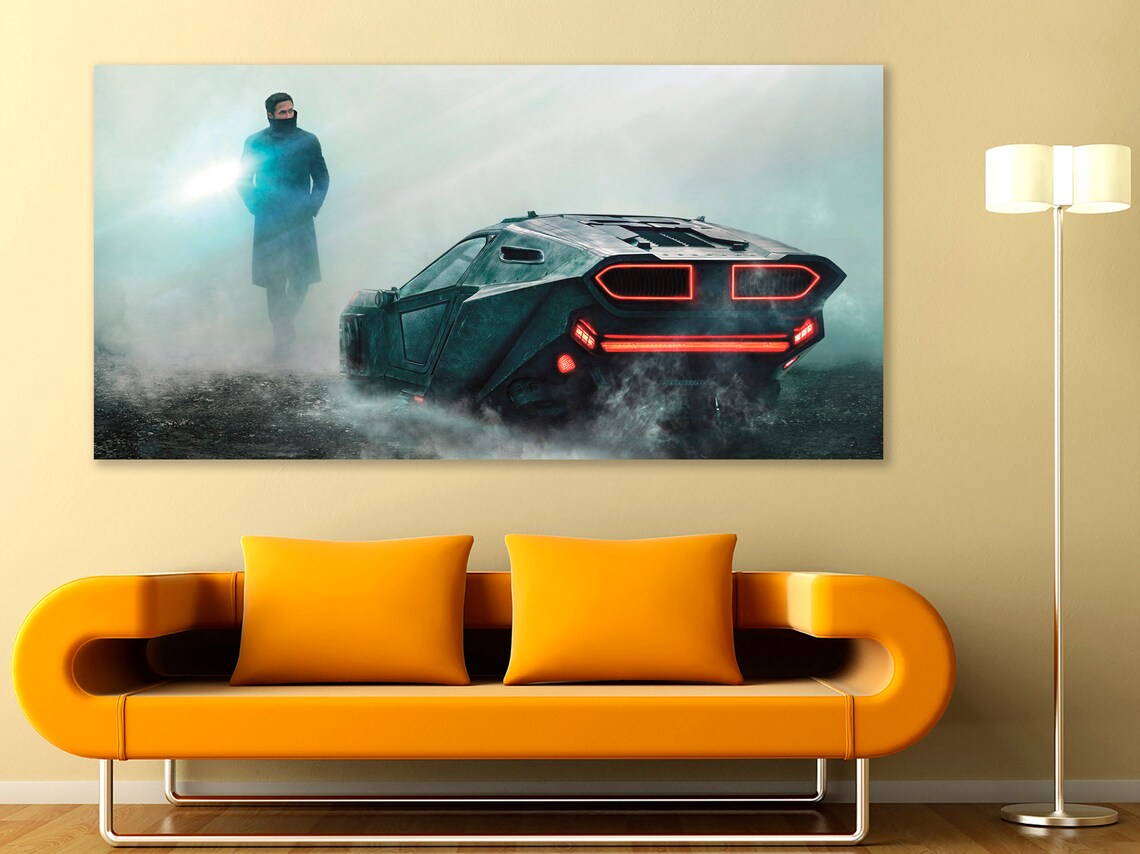 Blade Runner 2049 Canvas Blade Runner Decor Ryan Gosling Art - Etsy