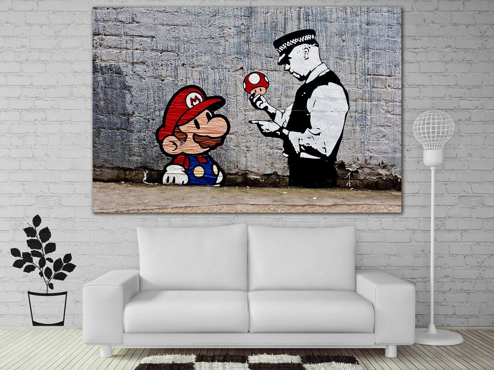 Super Hero Canvas Street Art Decor Graffiti Wall Art | Etsy