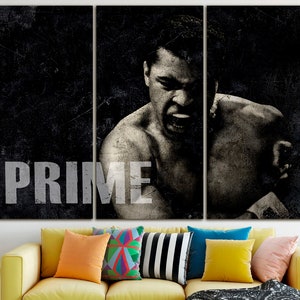 Muhammad Ali Canvas Ali Decor Motivation Art Muscle Gym Print Sports ...