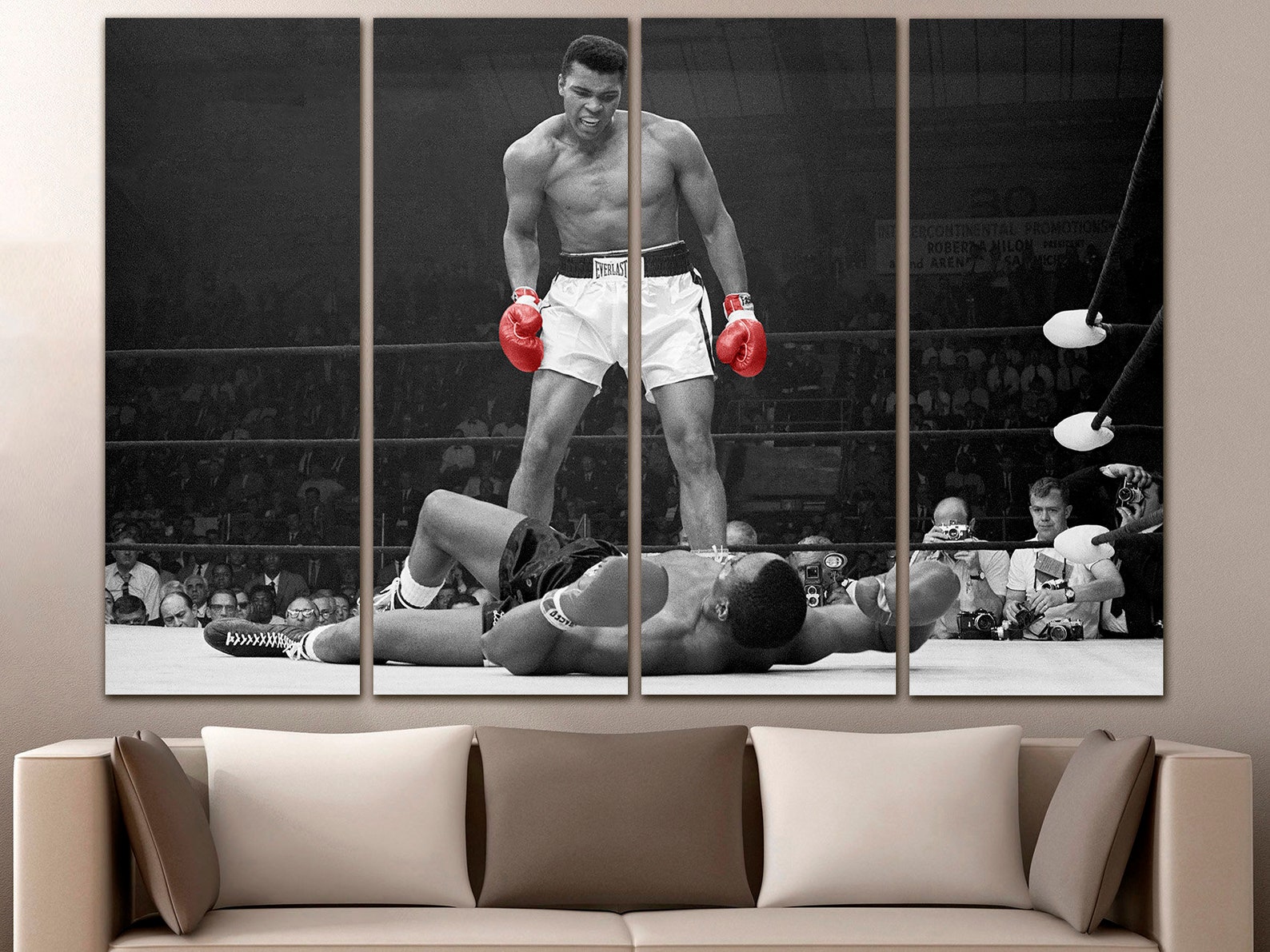 Muhammad Ali Canvas Ali Decor Motivation Art Muscle Gym Print - Etsy