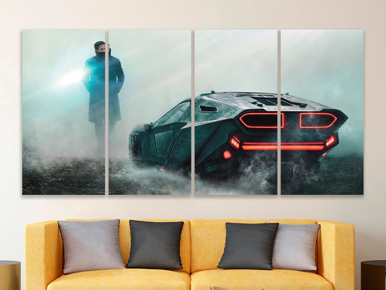 Blade Runner 2049 Canvas Blade Runner Decor Ryan Gosling Art - Etsy