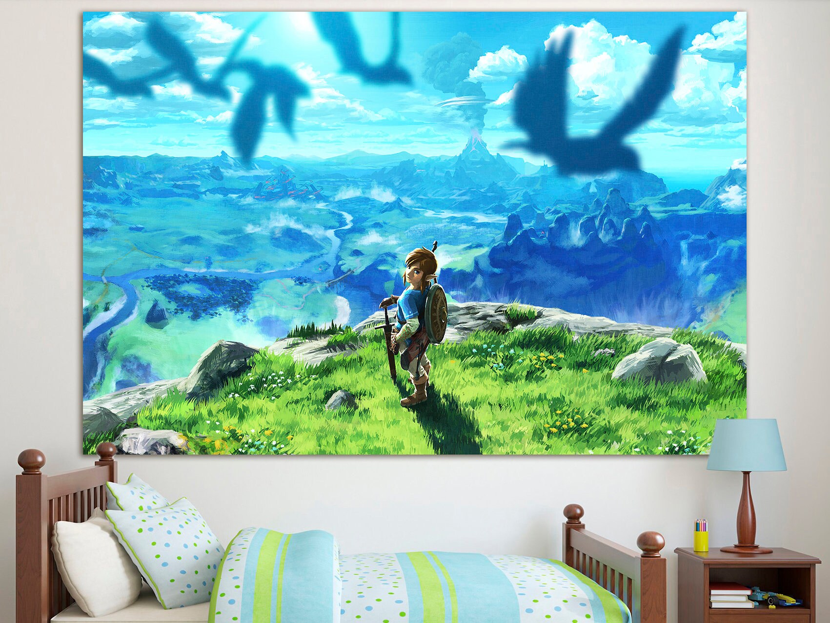 The Legend of Zelda canvas Zelda decor Kids room art Nursery | Etsy