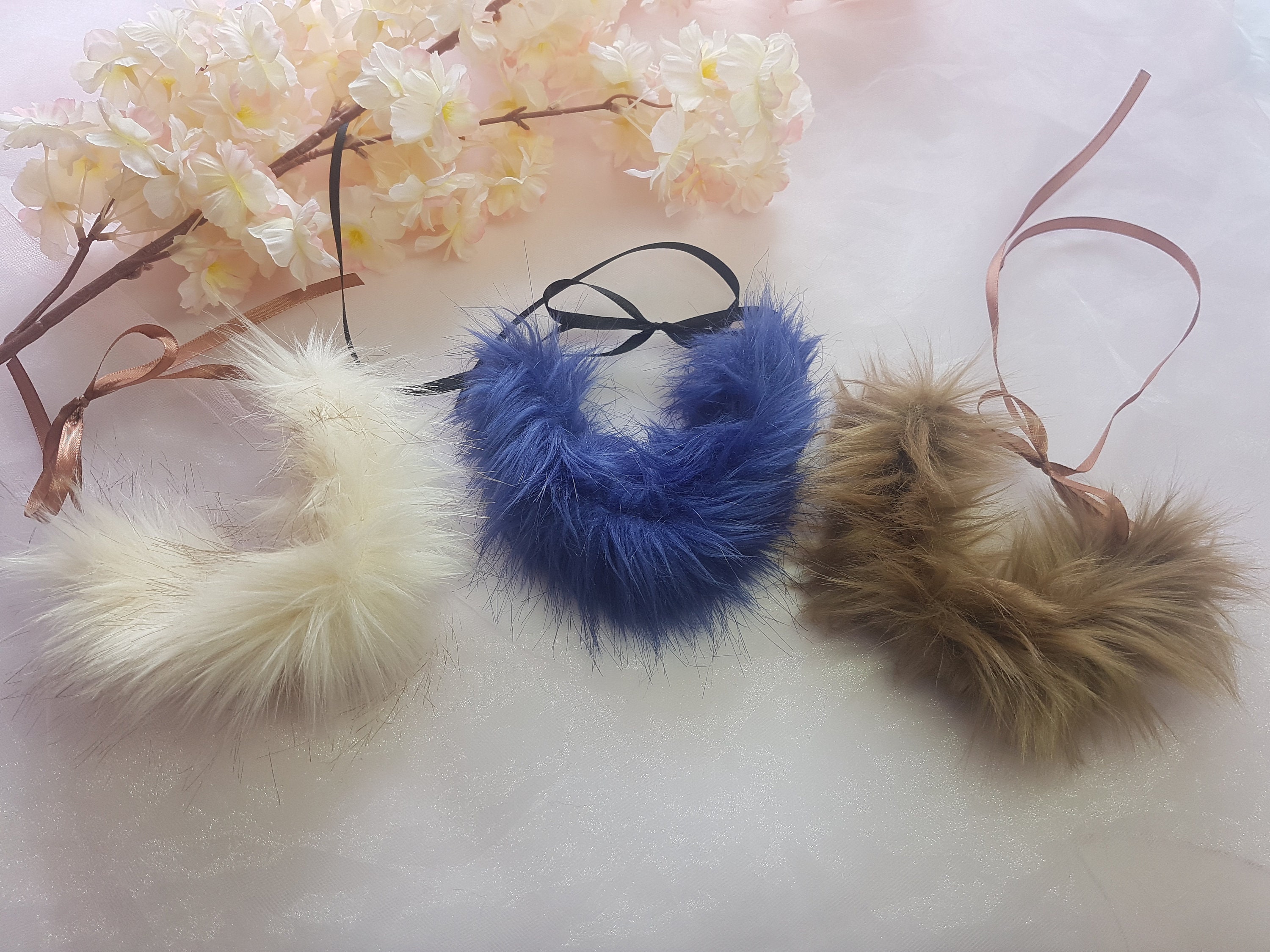 High Quality Faux Fur Chokers Furry Collar Ready to Ship | Etsy