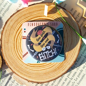 Gideon the Ninth Inspired Badge One Flesh One End Quote - Etsy