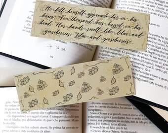 The Beauty and the Beast Fan Art Bookish Fandom Bookmark | Etsy