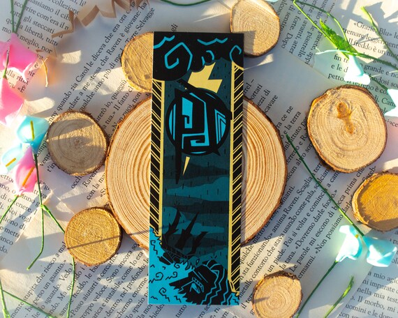 Percy Jackson Inspired Bookmark Olympus Greek | Etsy