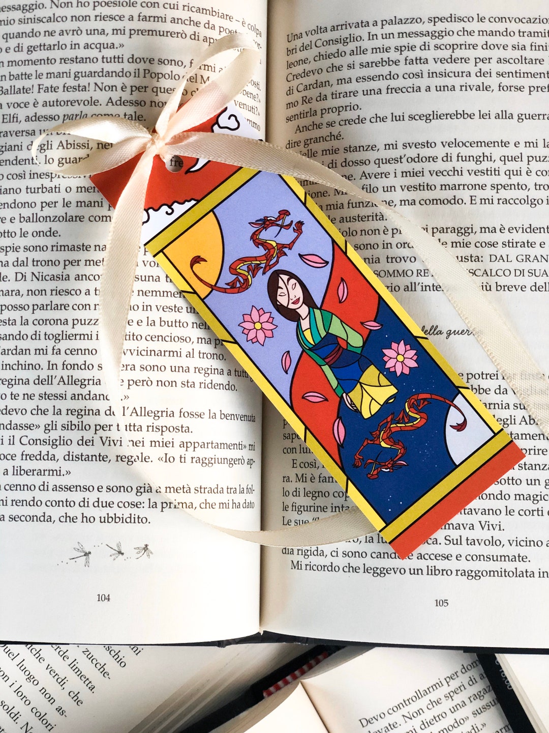Mulan Bookish Fandom Bookmark Princess Disney - Etsy