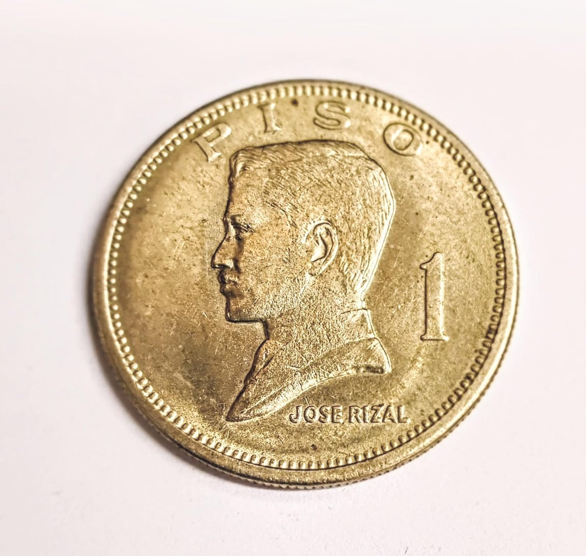 1972 Philippines One Piso Coin - Etsy