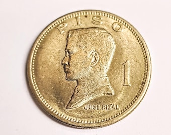 Philippines 1 Piso Jose Rizal Coin KM 203 | 1972 - 1974 - Etsy