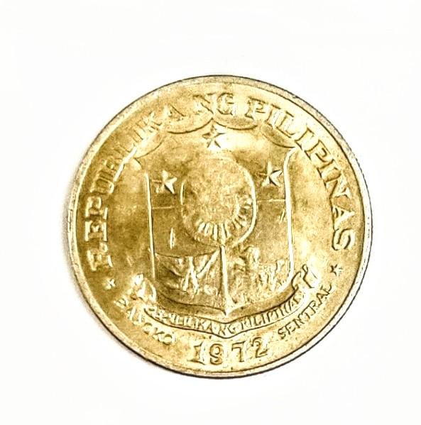 1972 Philippines One Piso Coin - Etsy