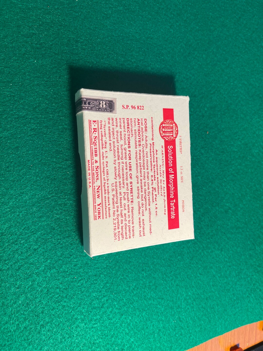 Reproduction Morphine Box - Etsy