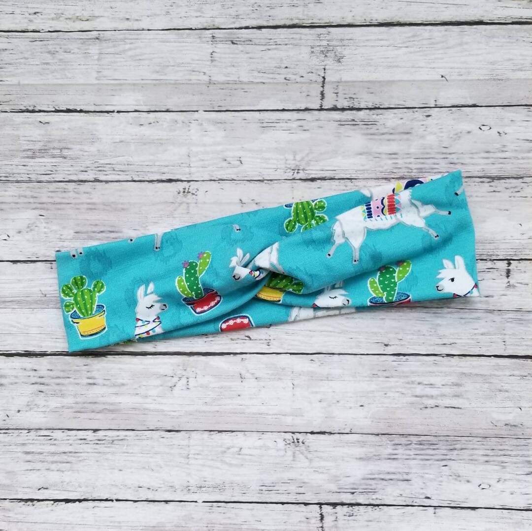 Llama Stretch Headband - Etsy