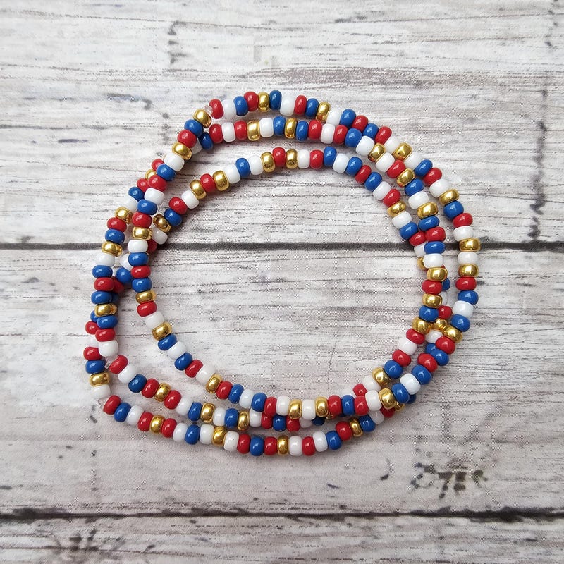 Patriotic Bracelet Stacks - Etsy