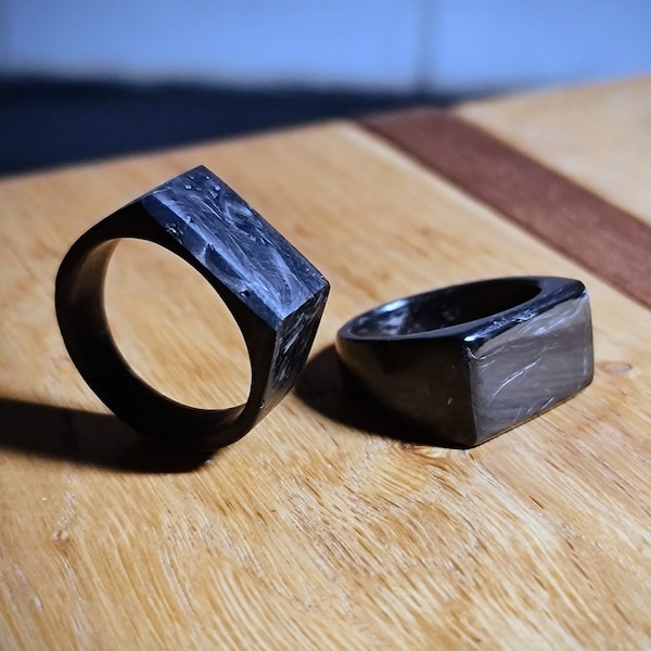 Carbon Ring - Etsy