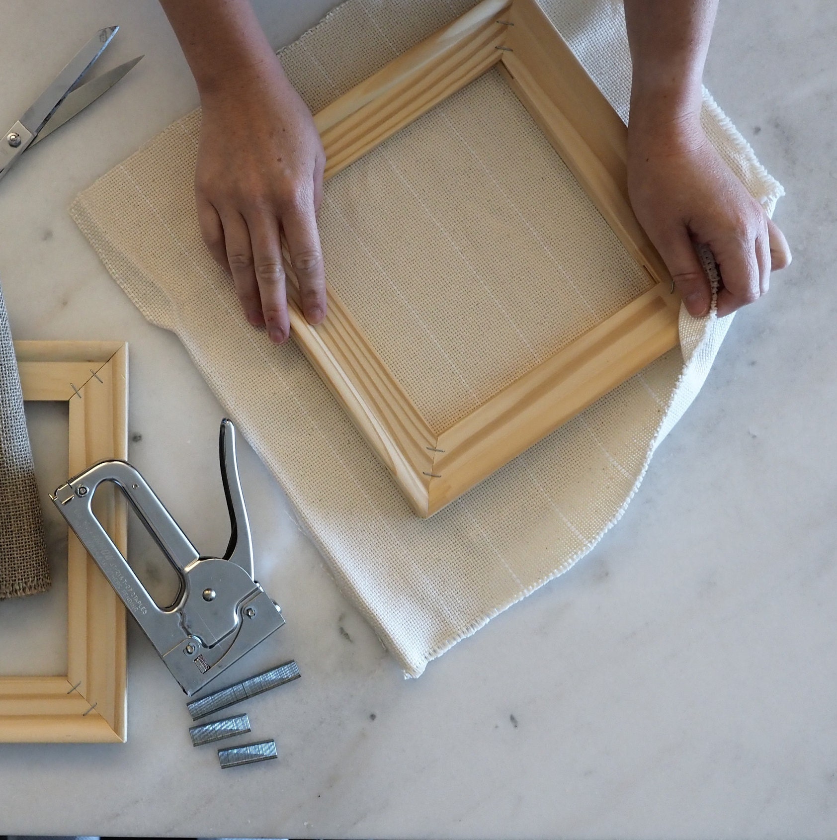 Pre-stretched Monks Cloth Frame for Punch Needle - Etsy