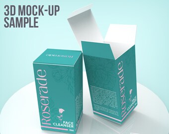 3d Packaging Mockup - Etsy