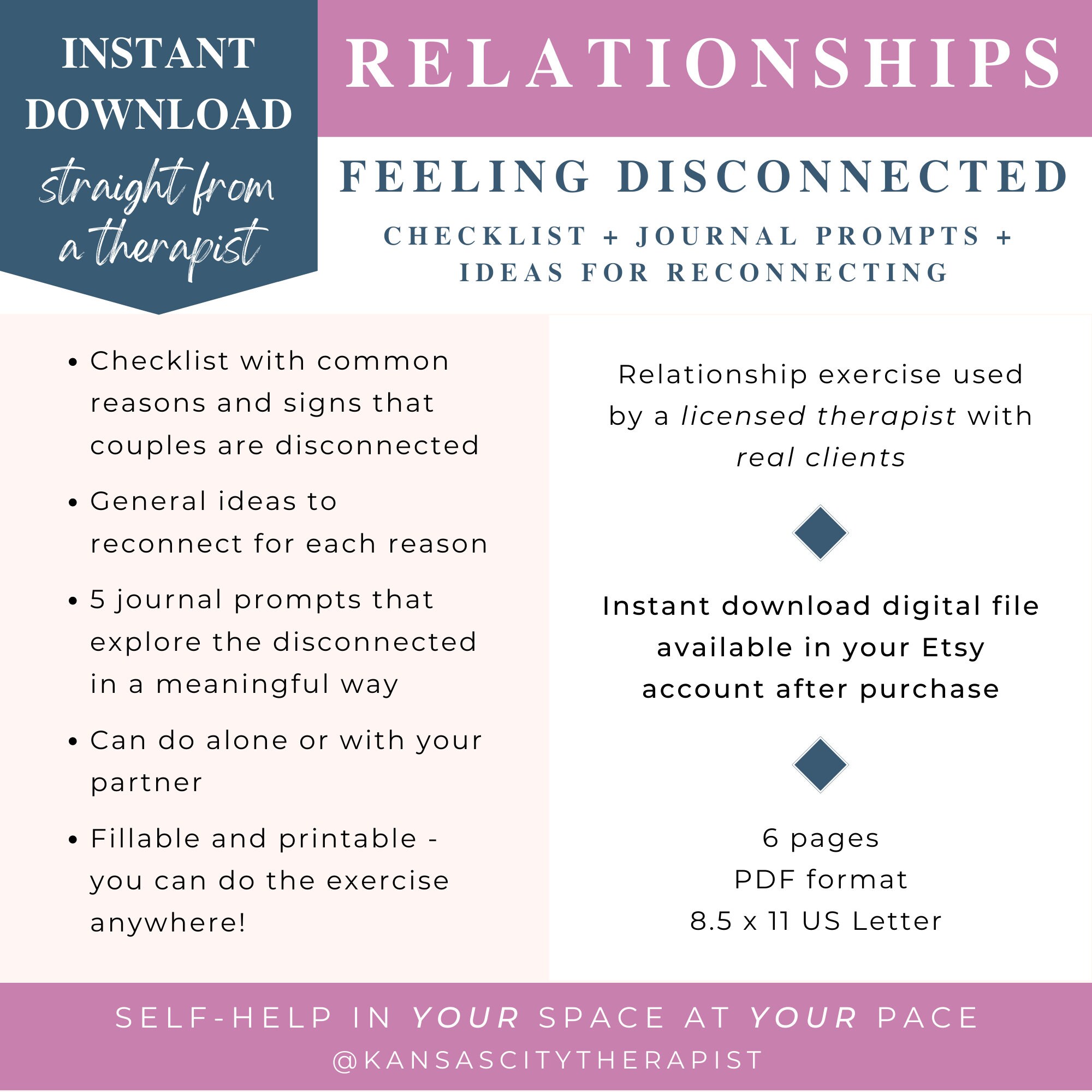 Relationship Exercise Feeling Disconnected From Your Partner ...
