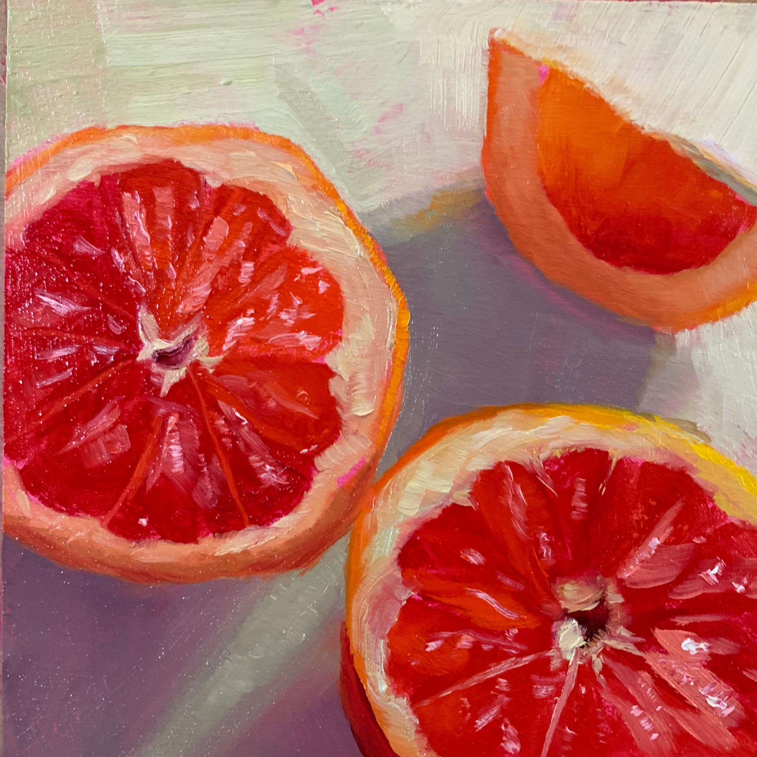 Grapefruit Oil Painting - Etsy