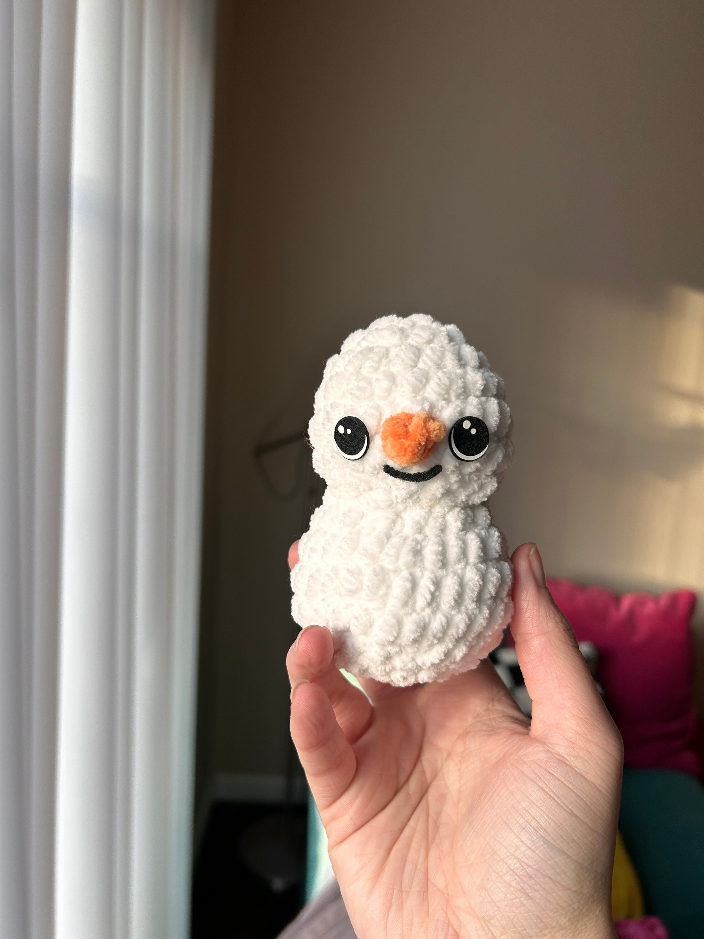 Crochet Mini Snowman Plushie Choose Your Favorite Ready to Ship - Etsy