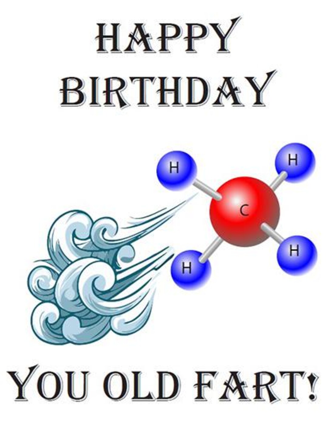 Birthday Printable Card / Instant Download PDF / Old Fart Birthday - Etsy
