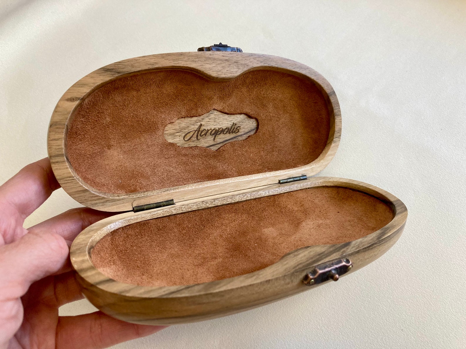 Personalize Wood Glasses Case Vintage Hard Wooden Case for - Etsy