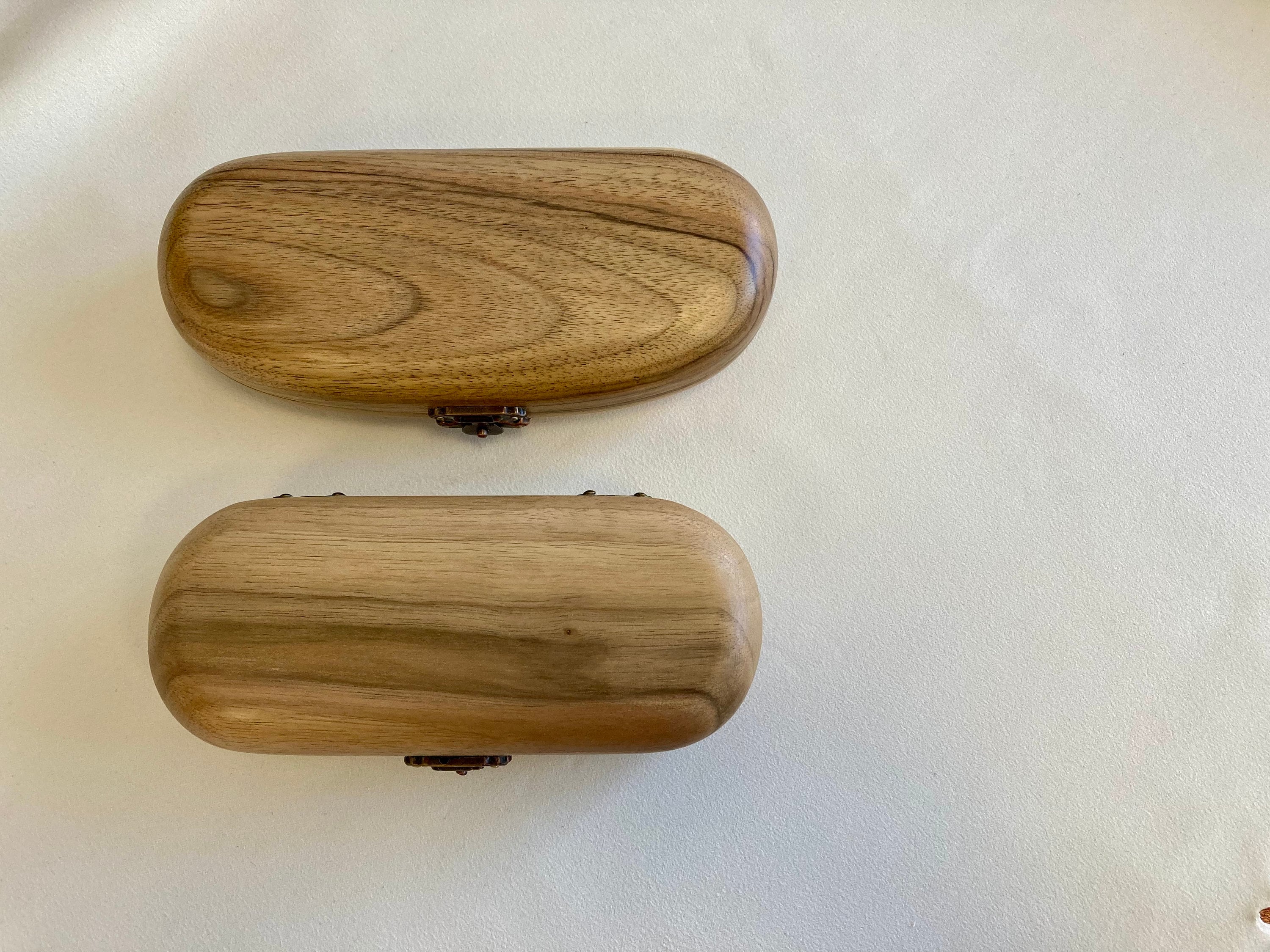 Personalize Wood Glasses Case Vintage Hard Wooden Case for - Etsy