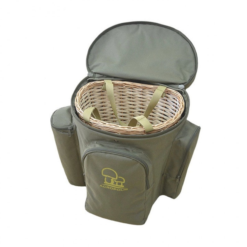 Wicker Forage Basket-backpack for Mushroom Picking. Mushroom | Etsy