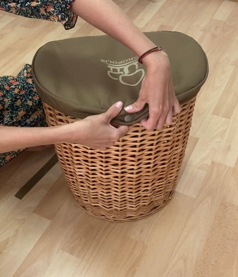 Foraging basket rucksack backpack for mushroom picking | Etsy