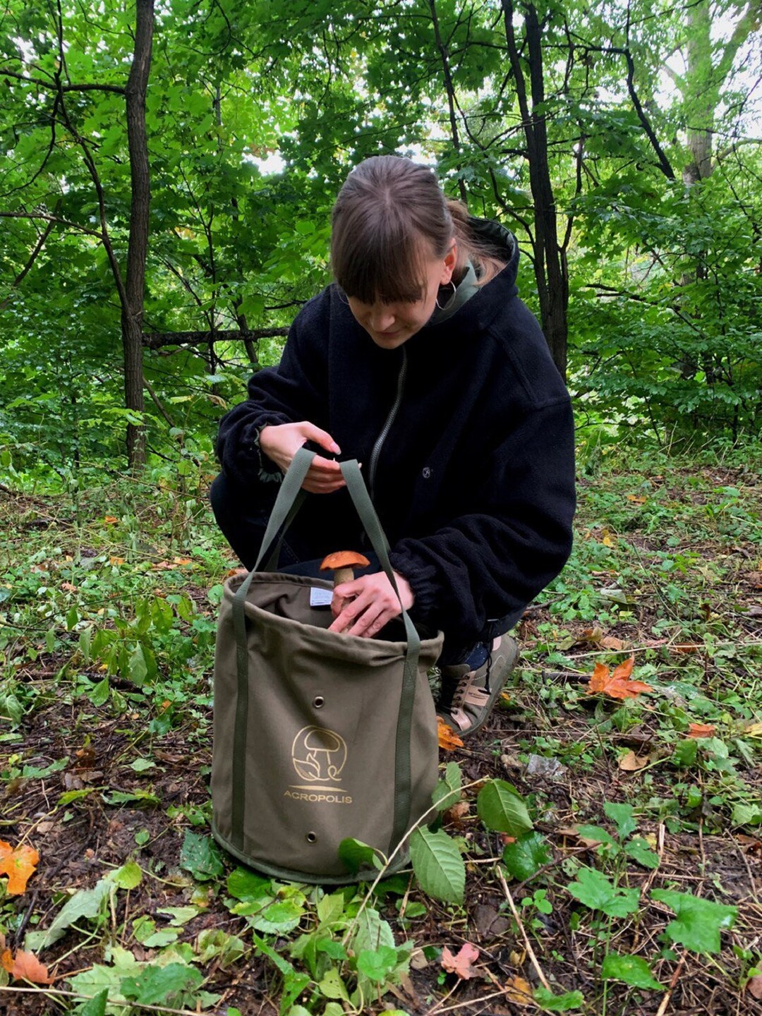 Mushroom, Fruit Bag, Forage Basket for Picking Mushrooms. Morels ...