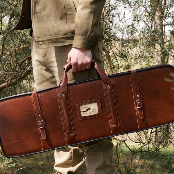 Leather Rifle Case for Shotgun - Etsy