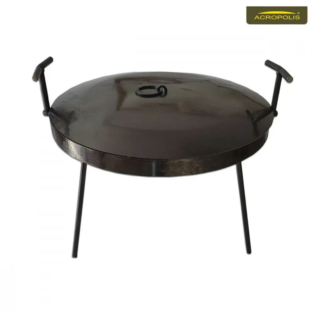 Outdoor Frying Pan. Harrow Disk on Legs With a Lid. A Gift Set for ...