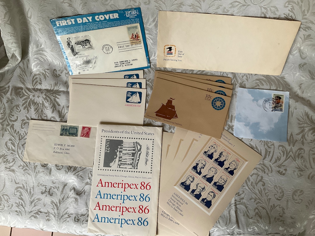 Collector’s Postage Stamp Items - Etsy